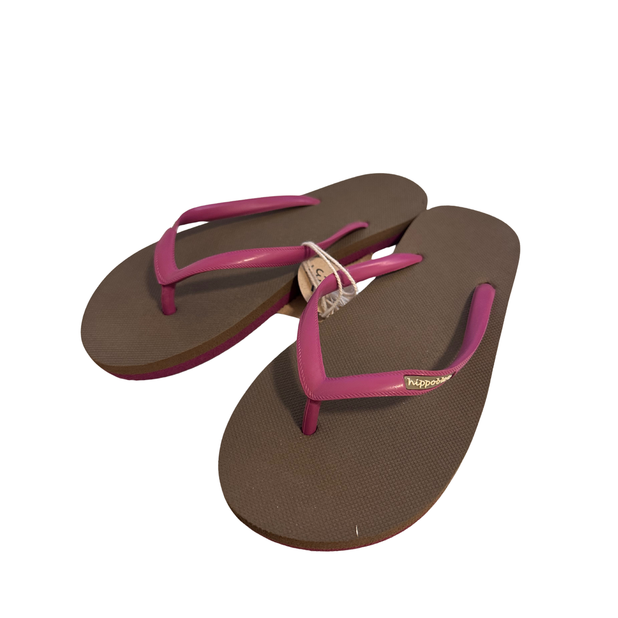 Hippobloo Flop lila braun aus Naturkautschuk BPAfrei vegan Hippo Bloo ...